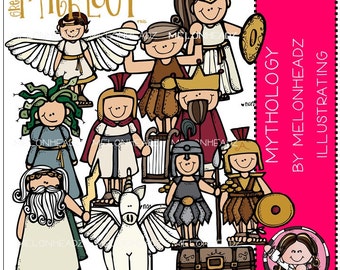 Greek Gods Clip Art - Etsy