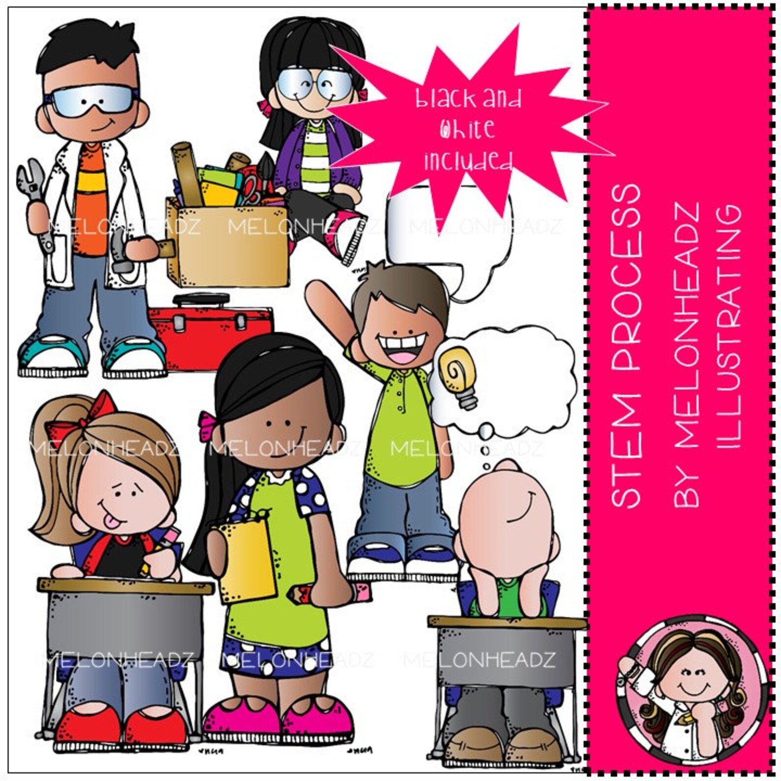 STEM Process Clip Art - Mini - Etsy