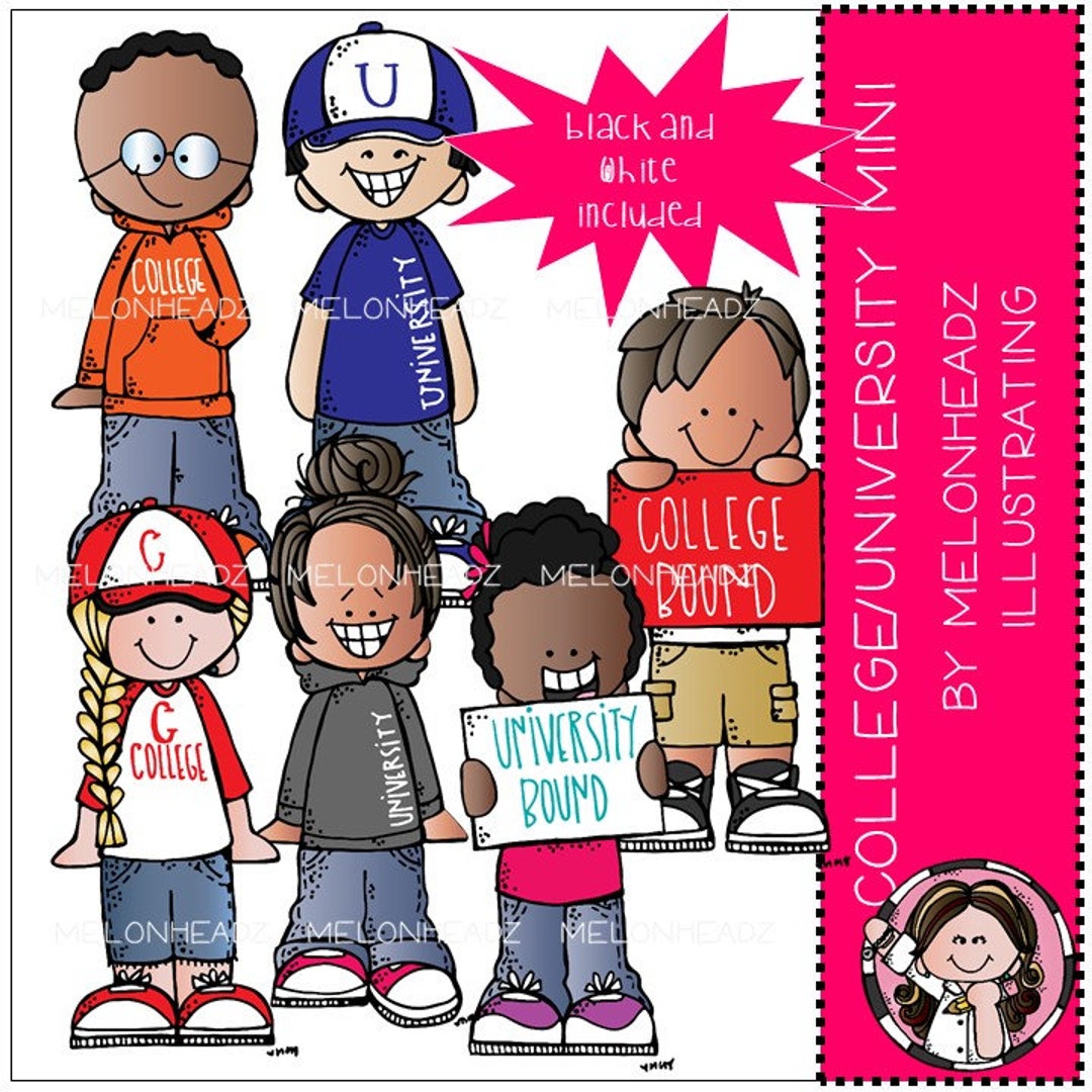 College / University Clip Art - Mini - by Melonheadz - Etsy