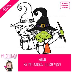 Witch Clip Art, Halloween, Haunted House COMBO PACK - Etsy