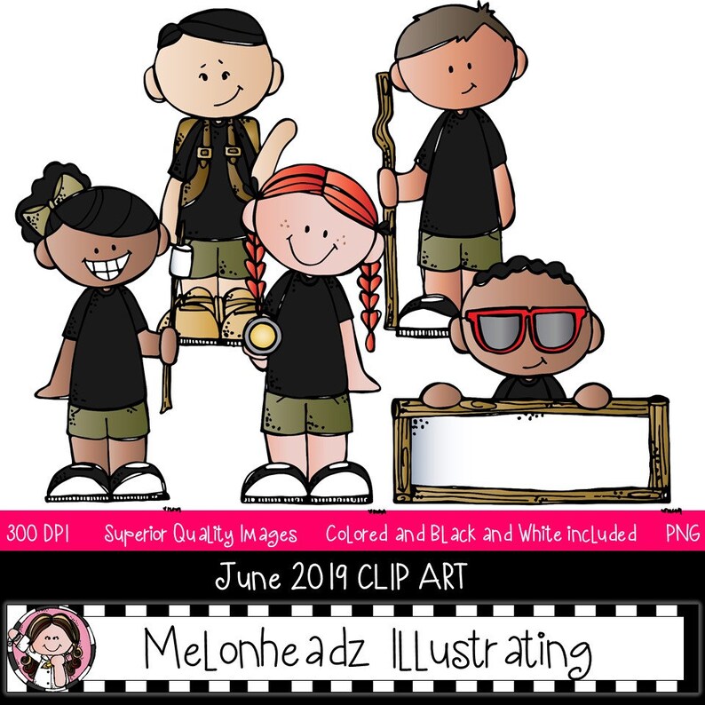 Melonheadz Addicts Clip Art June 2019 Set Mini - Etsy