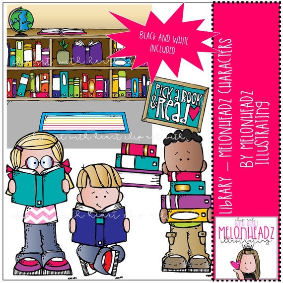Melonheadz Books Clipart
