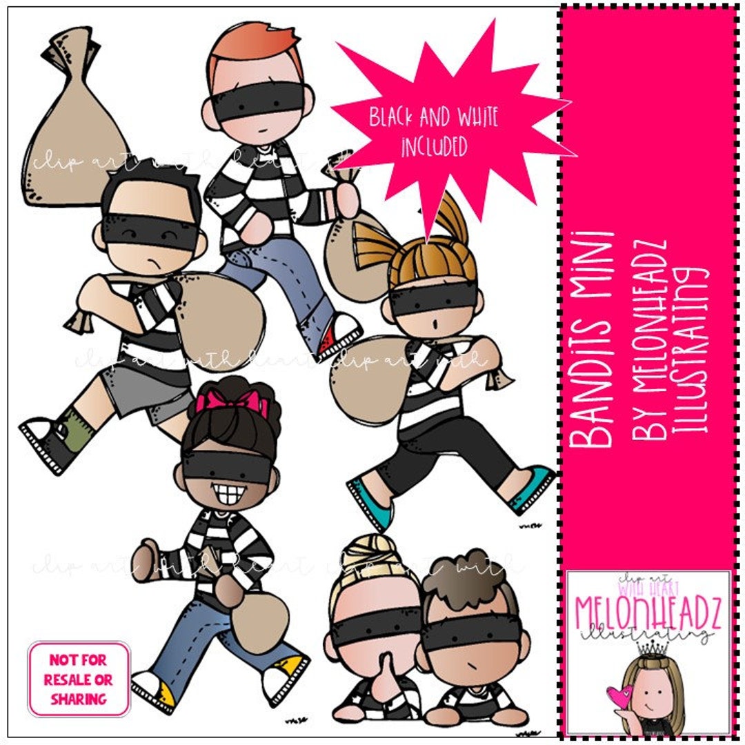 Bandits Clip Art - Mini - Etsy