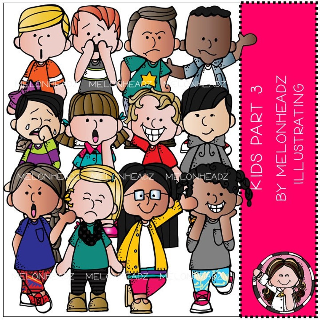 Kids Clip Art Part 3 - Combo Pack - Etsy