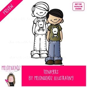 Teenager Clip Art, Big Kids Clip Art COMBO PACK - Etsy