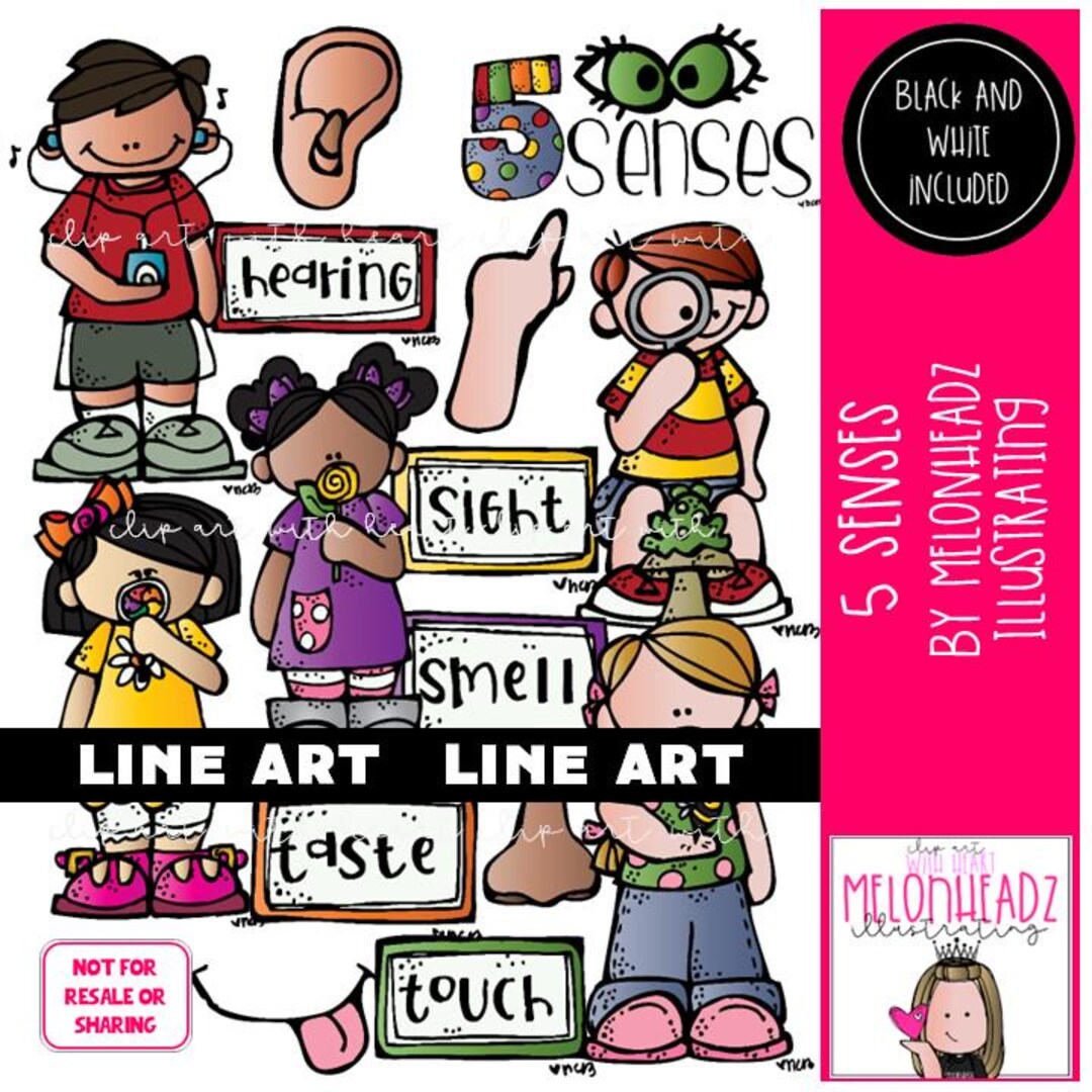 5 {five} Senses Clip Art Smell Clip Art Sight Clip Art Hearing Clip Art ...