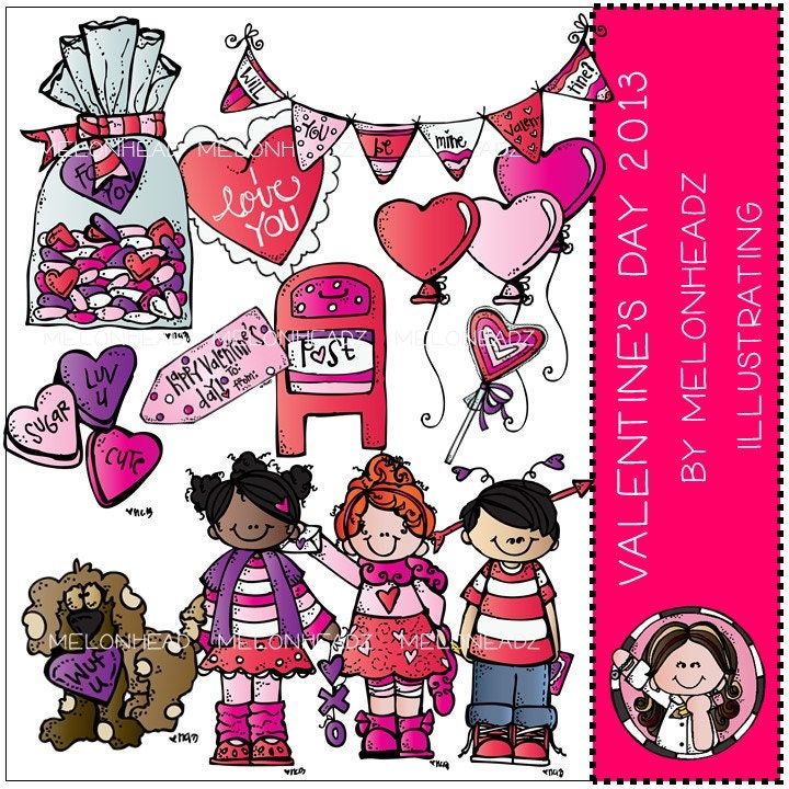 Valentine's Day clip art 2013 | Etsy