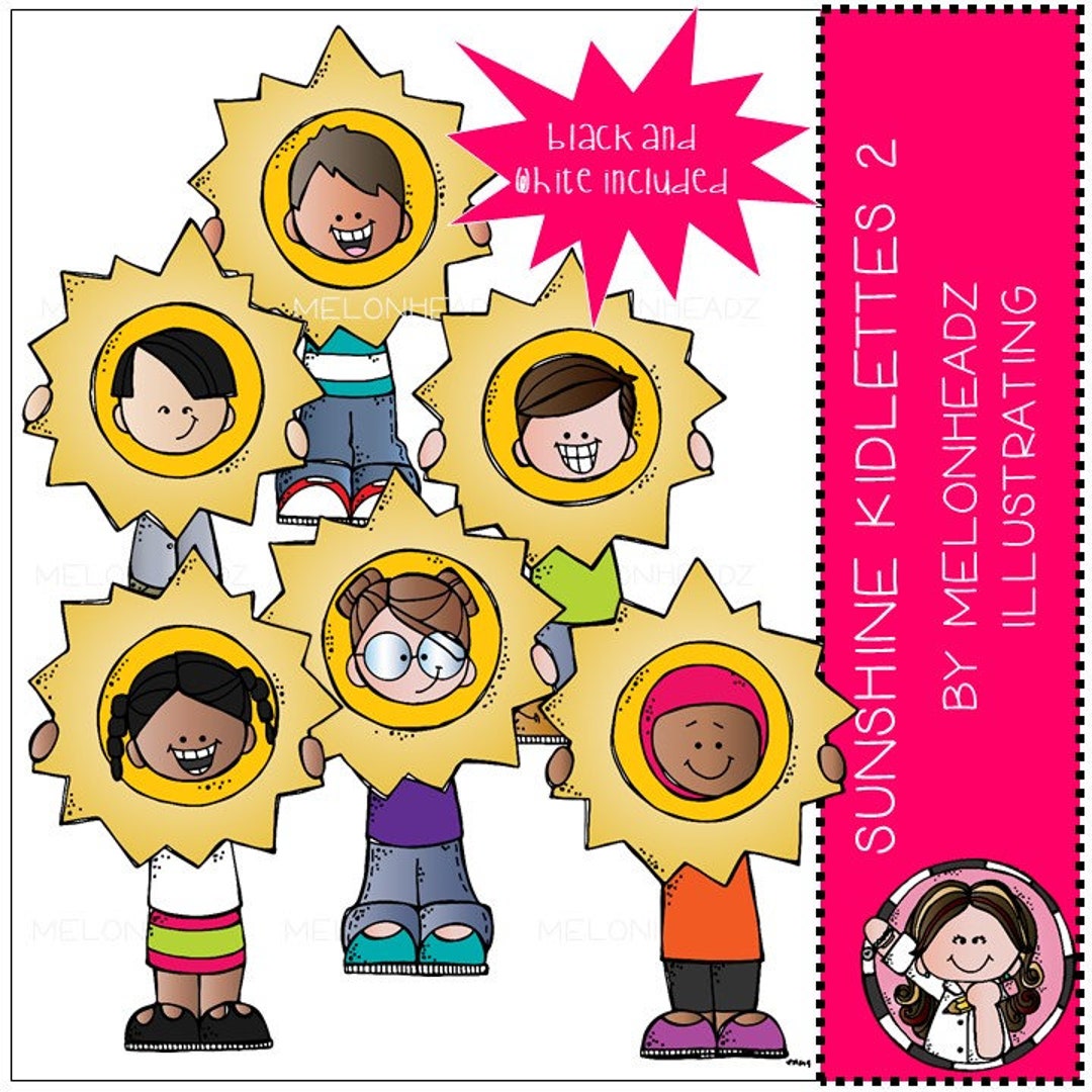 Sunshine Kidlettes Clip Art - Mini - Set 2 - Etsy