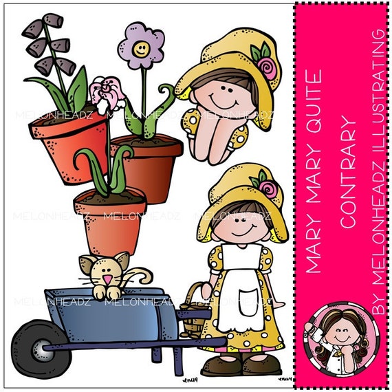 Mary Mary Quite Contrary Clipart