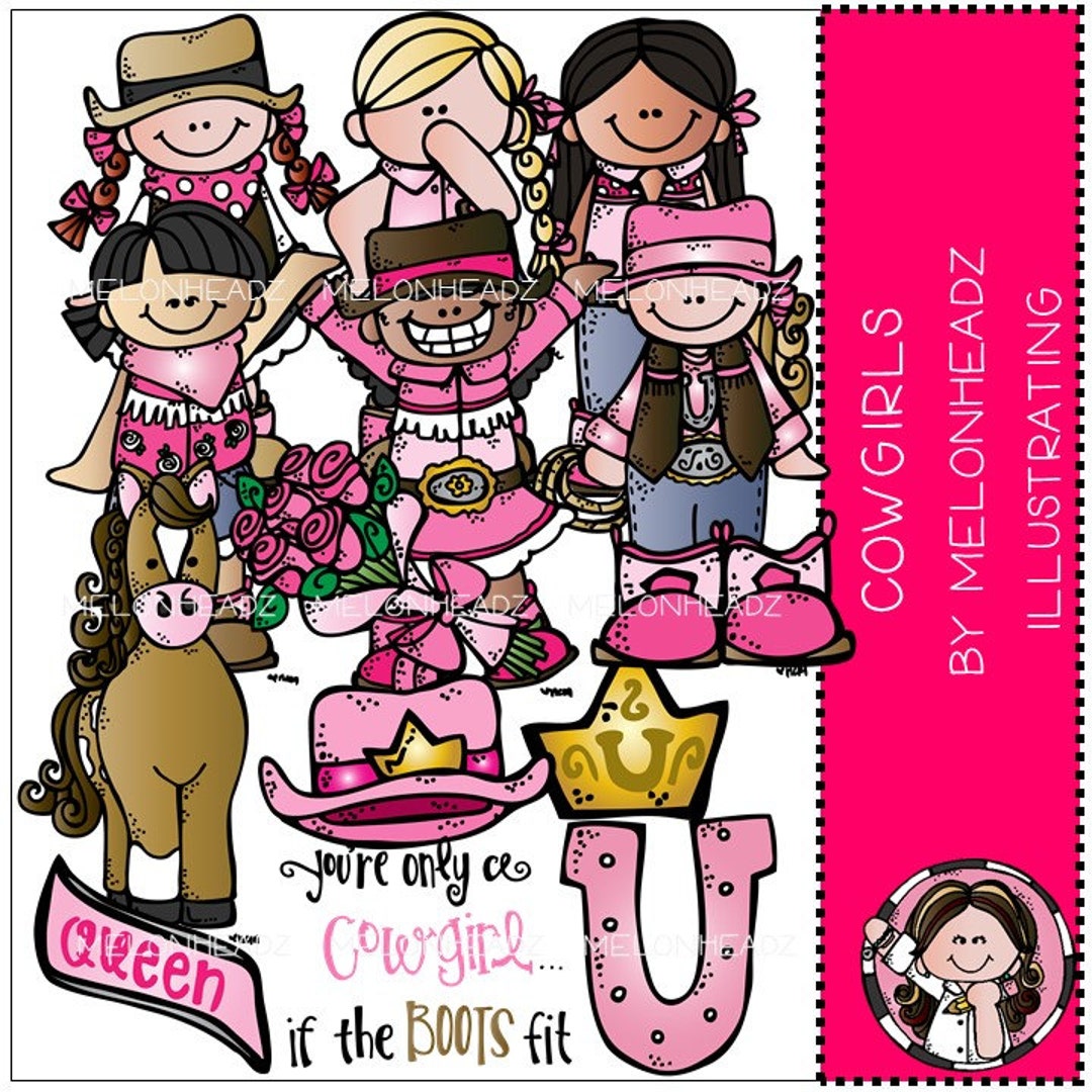Cowgirl Clip Art - Combo Pack - Etsy
