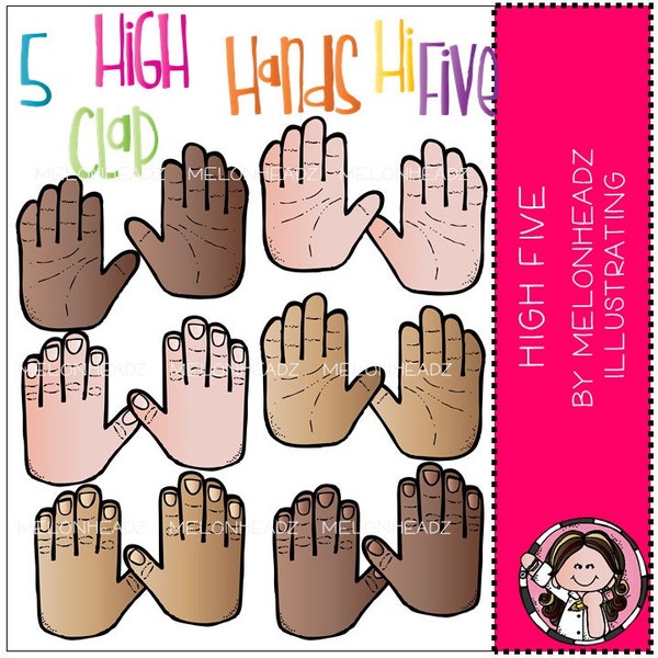 High Five Hands - Etsy
