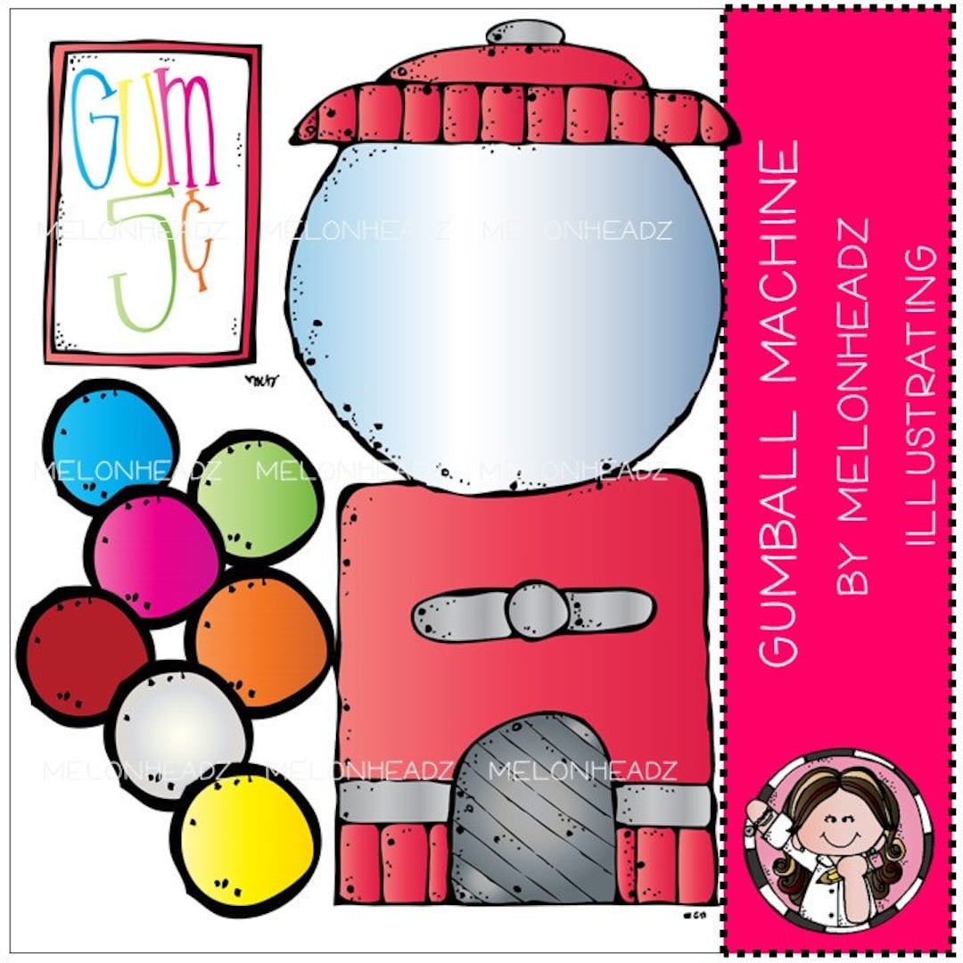 Gumball Machine Clip Art - Combo Pack - Etsy