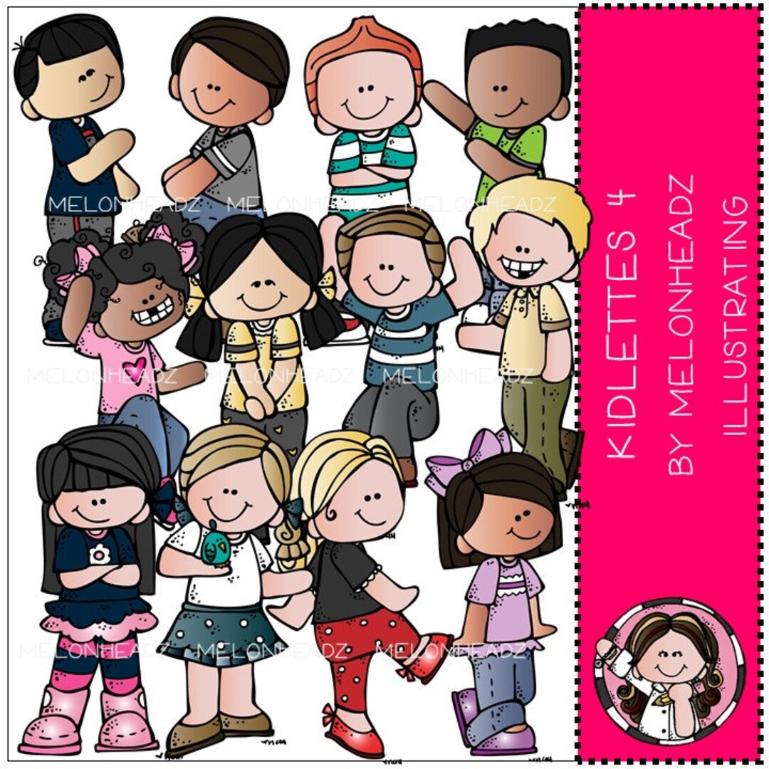 Kidlettes Clip Art Part 4 - Combo Pack - Etsy