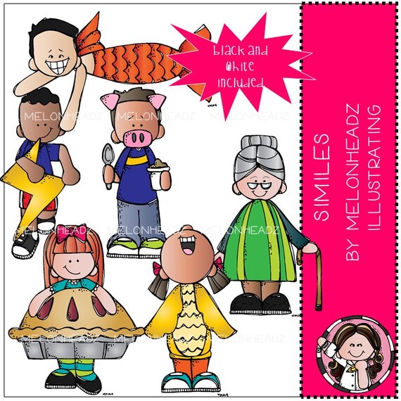 Simile Clip Art Mini | Etsy