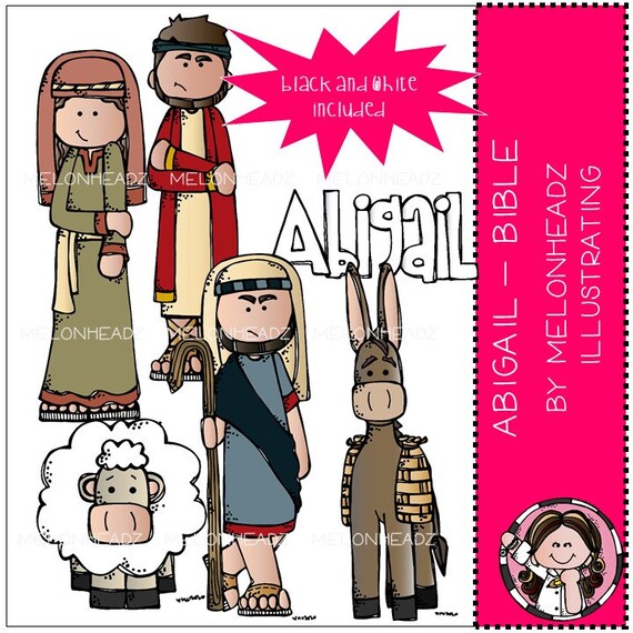 Abigail Clip Art Bible Mini - Etsy