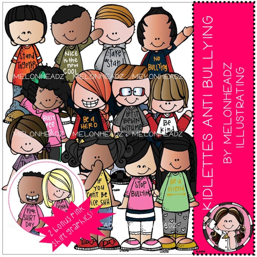 Anti Bullying Clip Art - Kidlettes - COMBO PACK - Etsy