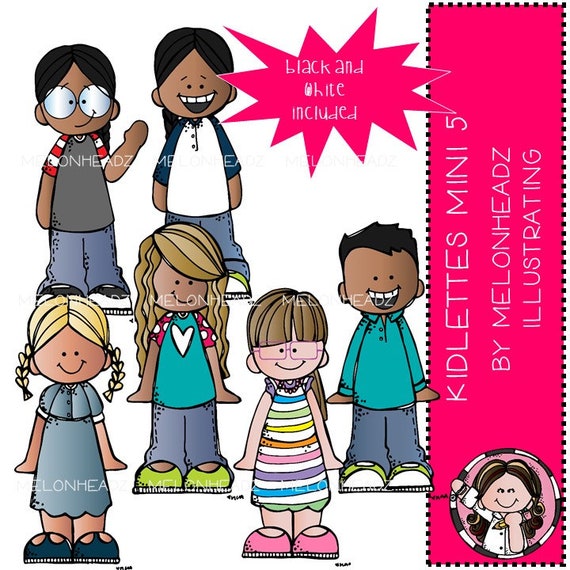 Kidlettes Clip Art Mini Set 5 - Etsy