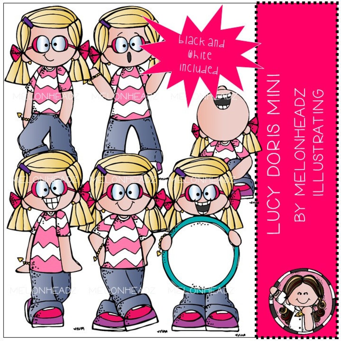 Lucy Doris Clip Art Mini | Etsy
