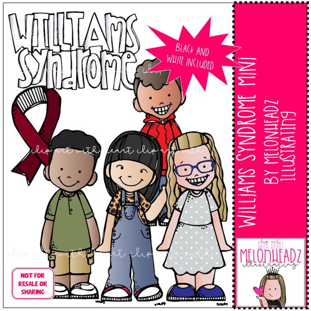 Williams Syndrome Clip Art Mini - Etsy