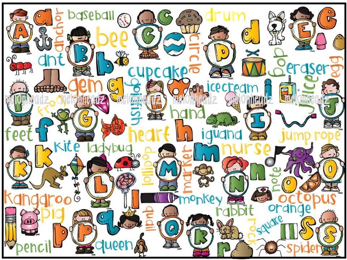 Mega Alphabet Clip Art Combo Pack | Etsy