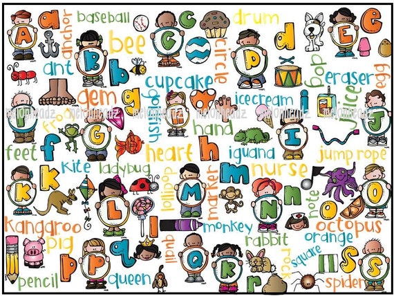 Mega Alphabet Clip Art Combo Pack | Etsy