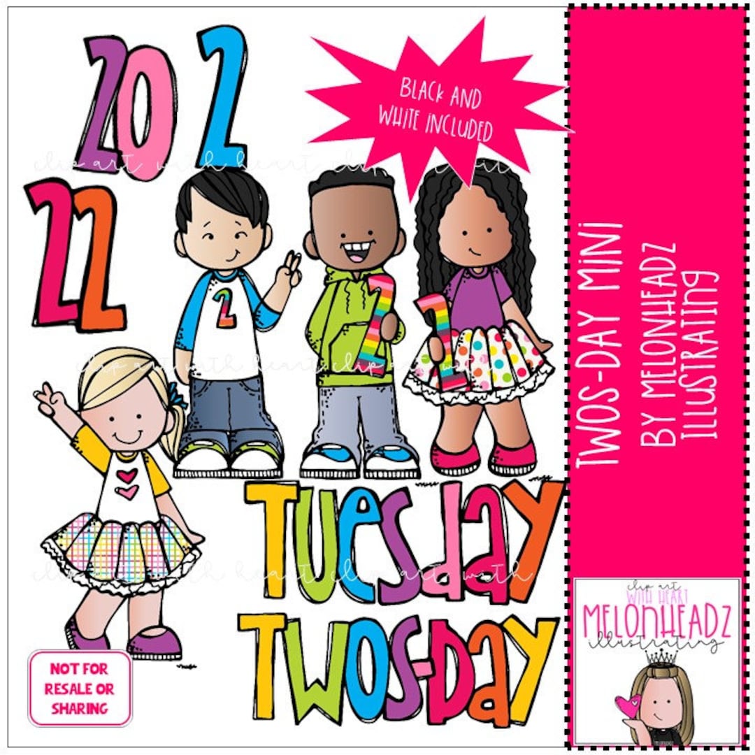 Twos-day Clip Art - Mini - Etsy