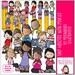 Tiny Kidlettes With Pencils Clip Art COMBO PACK - Etsy