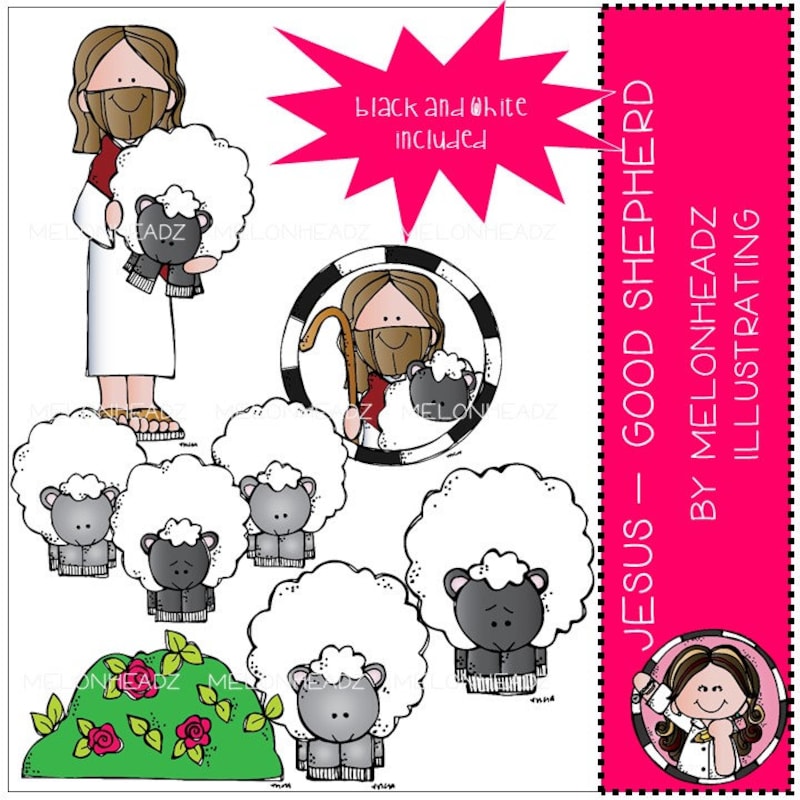 Good Shepherd Clip Art - Etsy