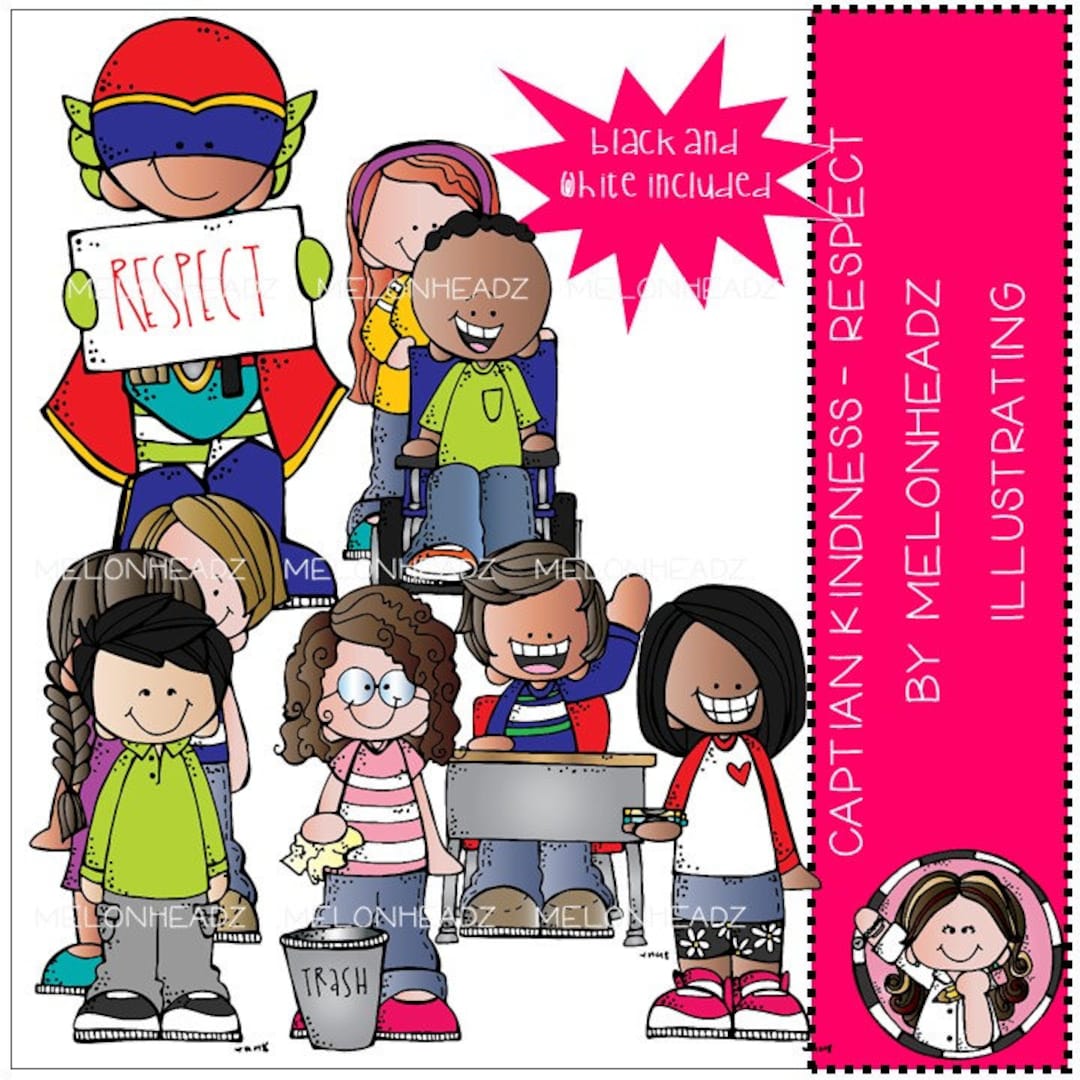 Captain Kindness Clip Art - Respect - Mini - Etsy