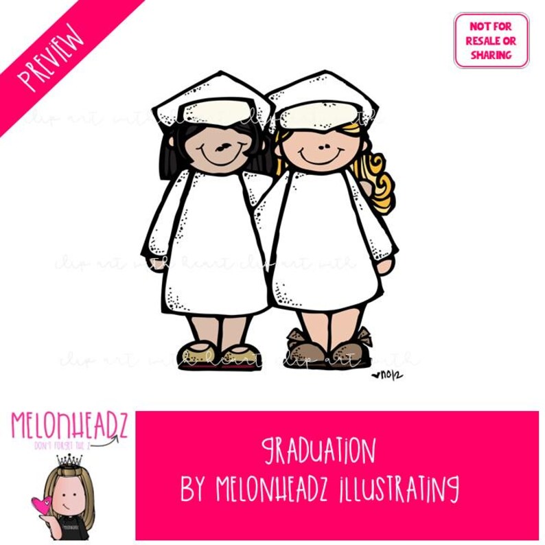 Graduation Clip Art, Commencement, Diploma COLORED Version - Etsy