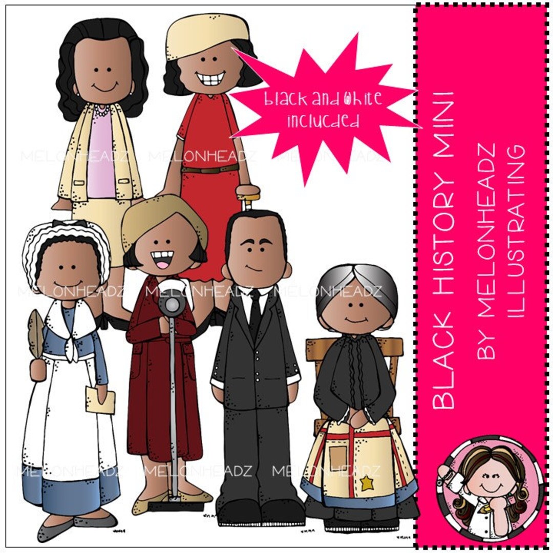 Black History Clip Art - Mini - Etsy