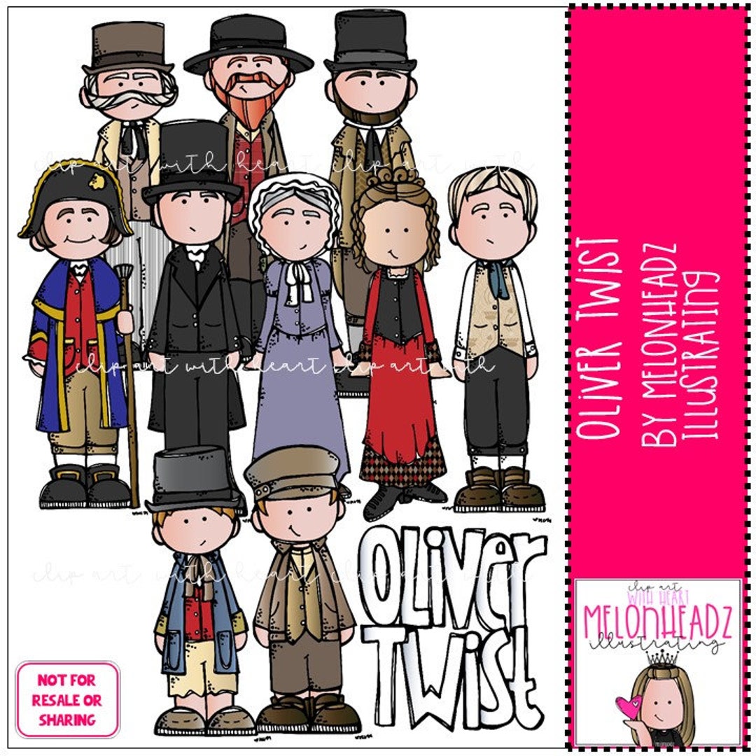 Oliver Twist Clip Art - COMBO PACK - Etsy