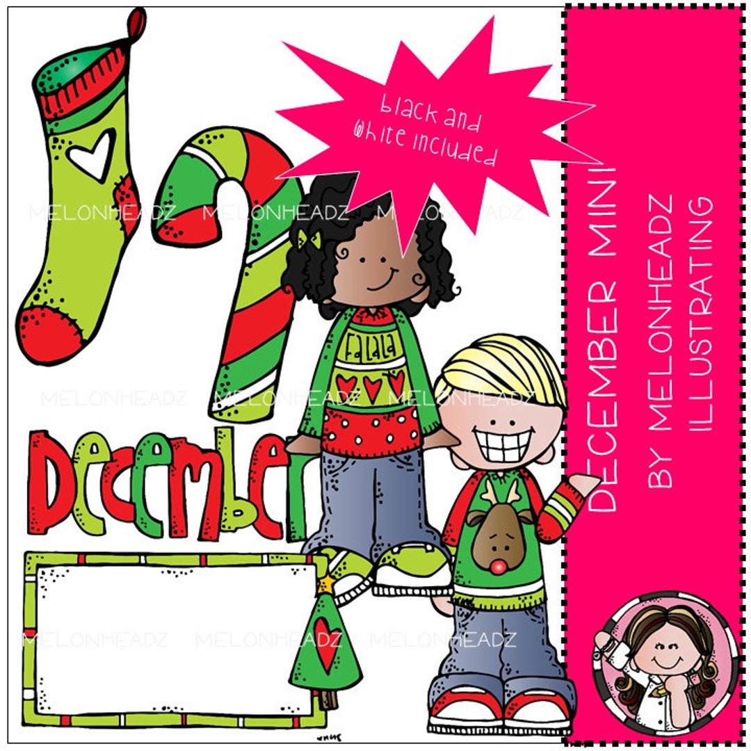 December Clip Art - Mini - Etsy