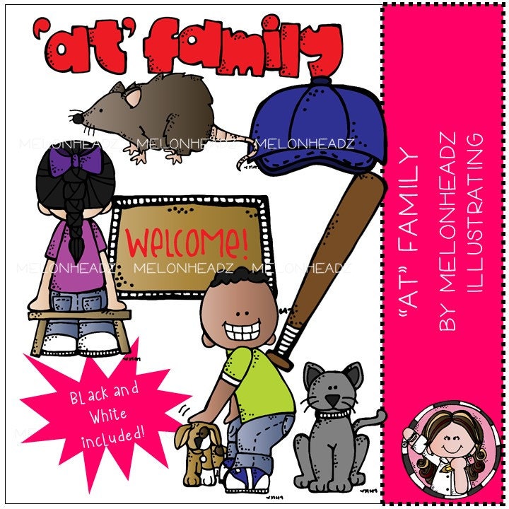 AT family clip art COMBO PACK | Etsy