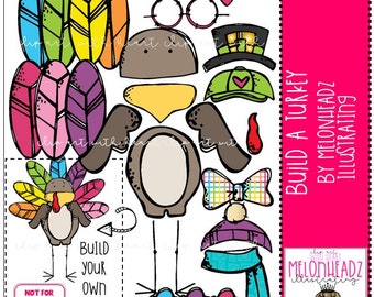 Turkey Clip Art - Etsy