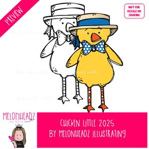 Chicken Little Clip Art Literature Clip Art Book Companion Clip Art ...