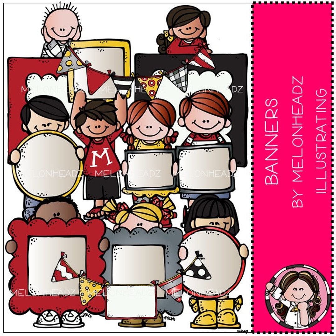 Banners Clip Art - COMBO PACK - Etsy