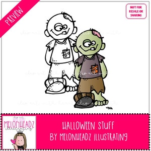 Halloween Stuff Clip Art - COMBO PACK - Etsy