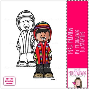 Peru Clip Art - Mini - by Melonheadz - Etsy