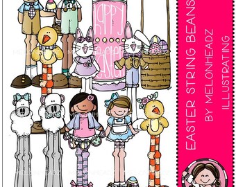 Easter Doodles Digital Stamps Clipart Clip Art Illustrations Instant ...