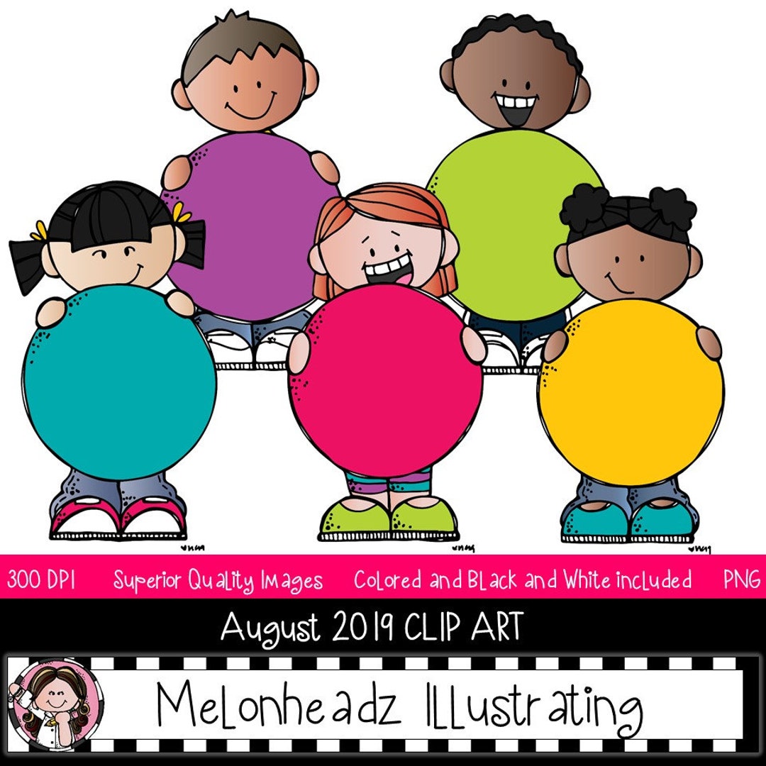 Melonheadz Addicts Clip Art - August 2019 Set - Mini - Etsy