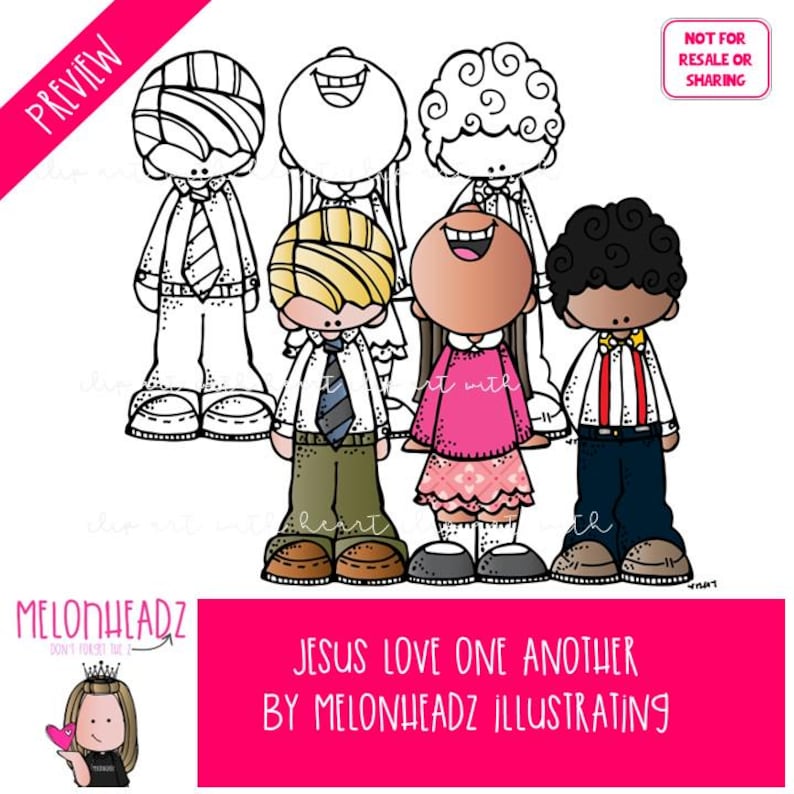 Jesus Clip Art, Love One Another, LDS, Christian COMBO PACK - Etsy