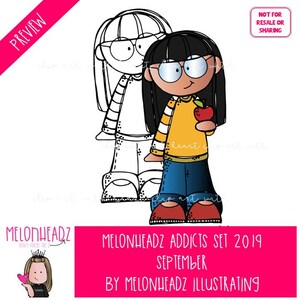 Melonheadz Addicts Clip Art - September 2019 Set - Mini - Etsy