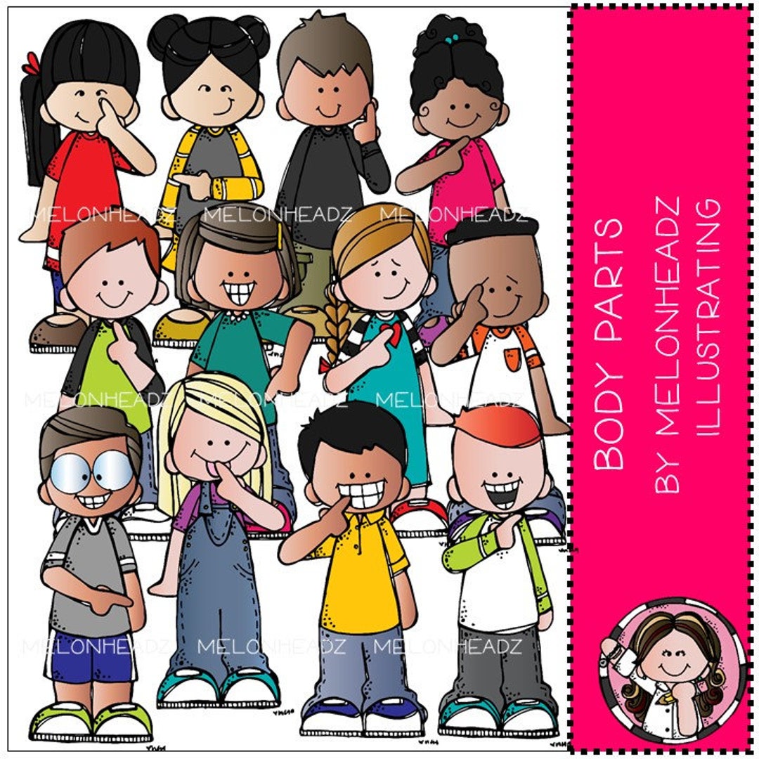 Body Parts Clip Art Kidlettes COMBO PACK - Etsy