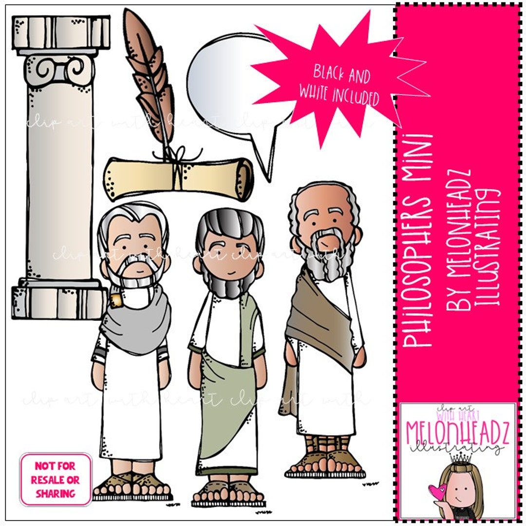 Philosophers Clip Art - Mini - Etsy