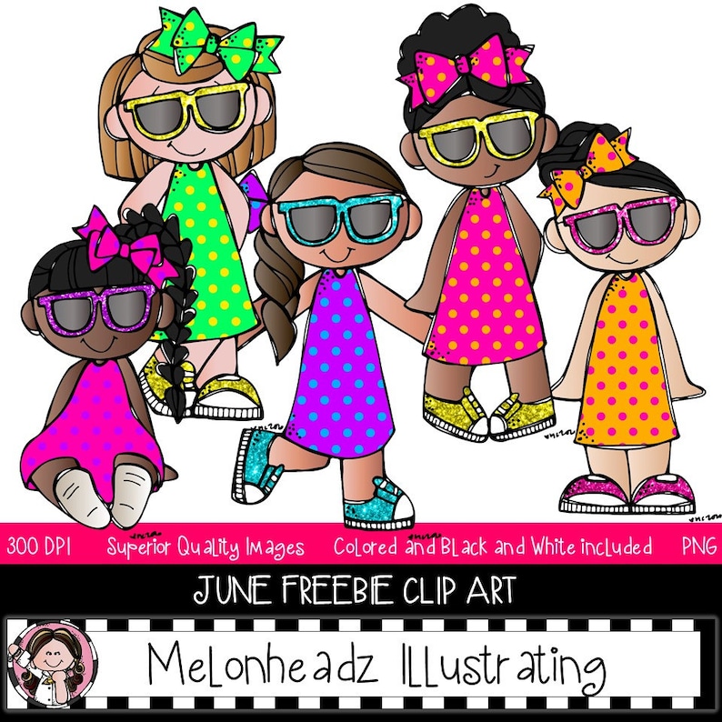 Melonheadz Addicts clip art junio 2020 set Mini - Etsy México