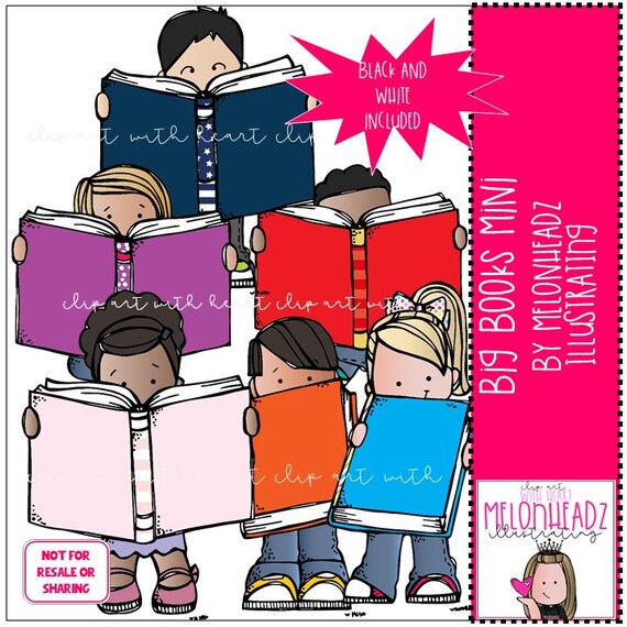 Melonheadz Books Clipart