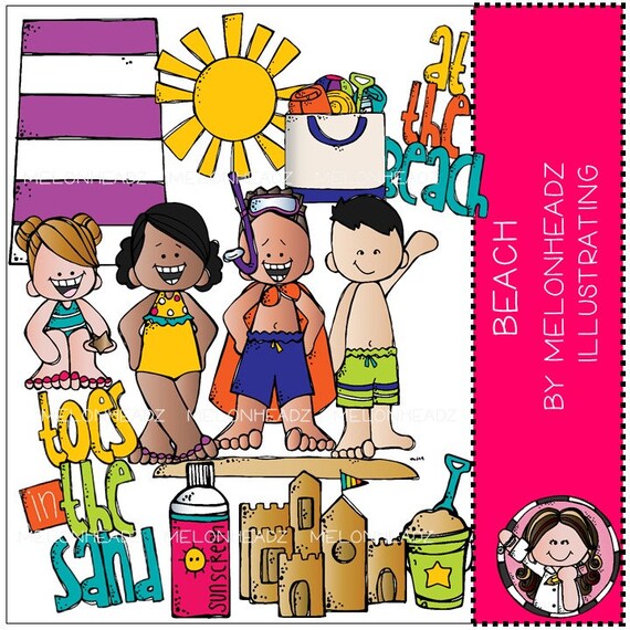 Beach Clip Art COMBO PACK | Etsy