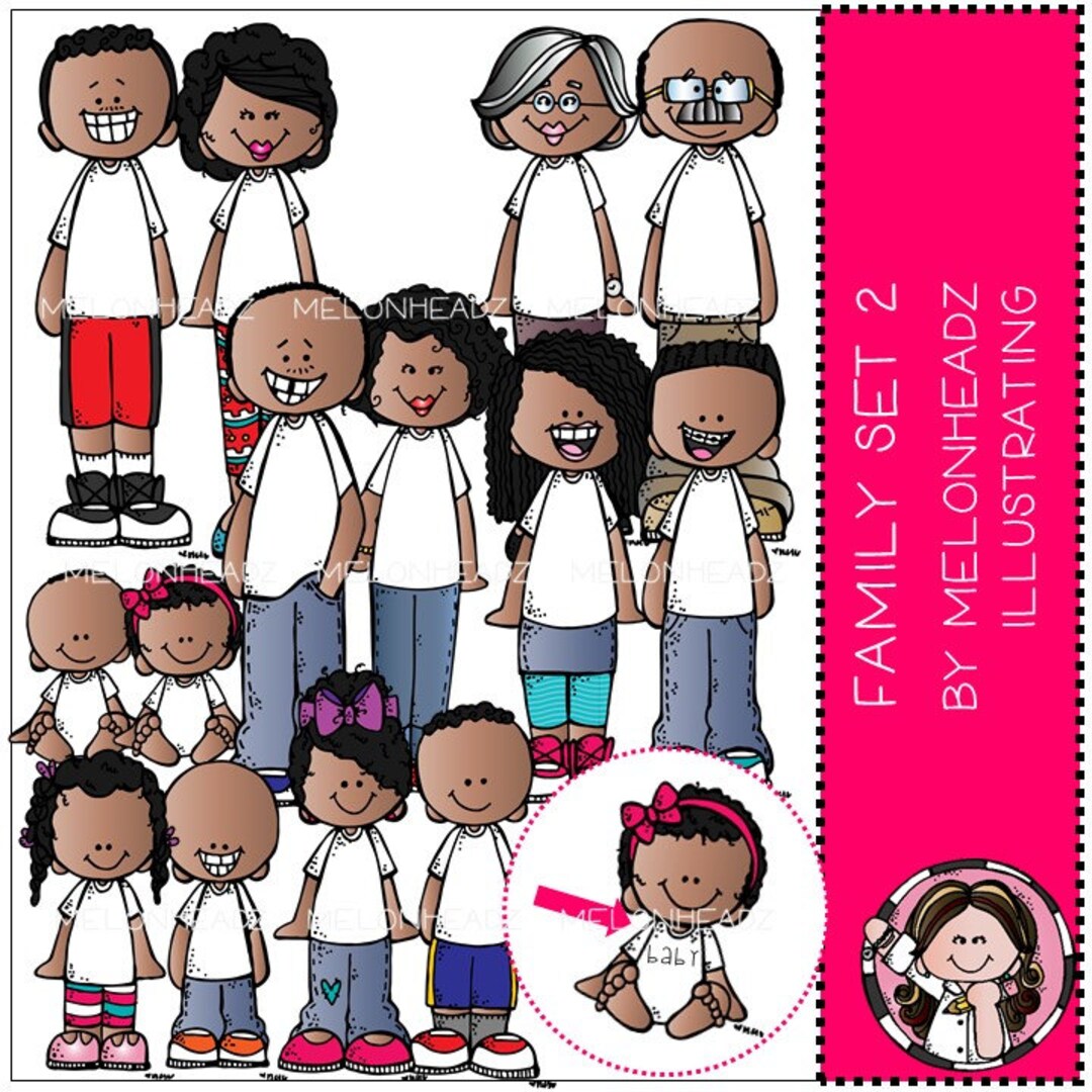 Family Clip Art Set 2 - Etsy