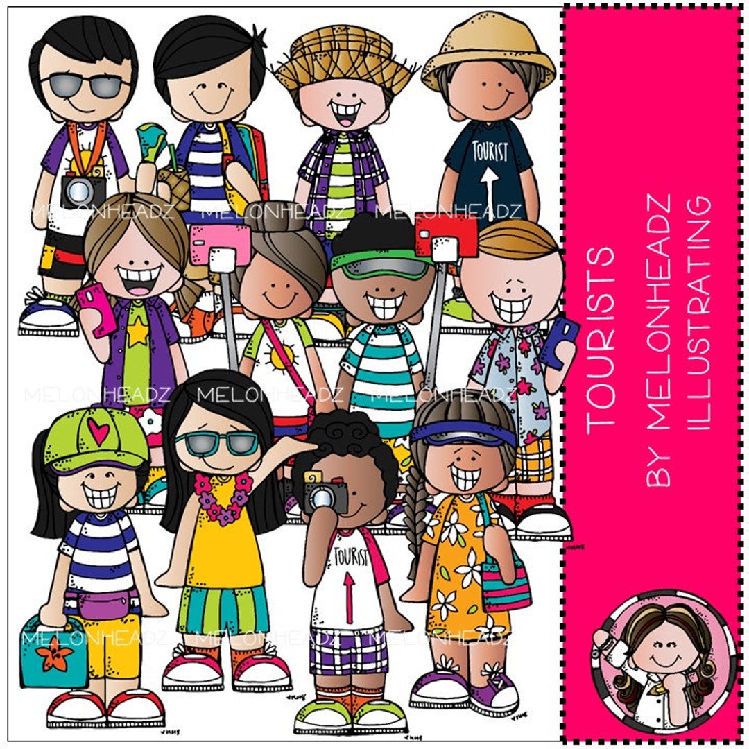 Tourist Clip Art - COMBO PACK - Etsy
